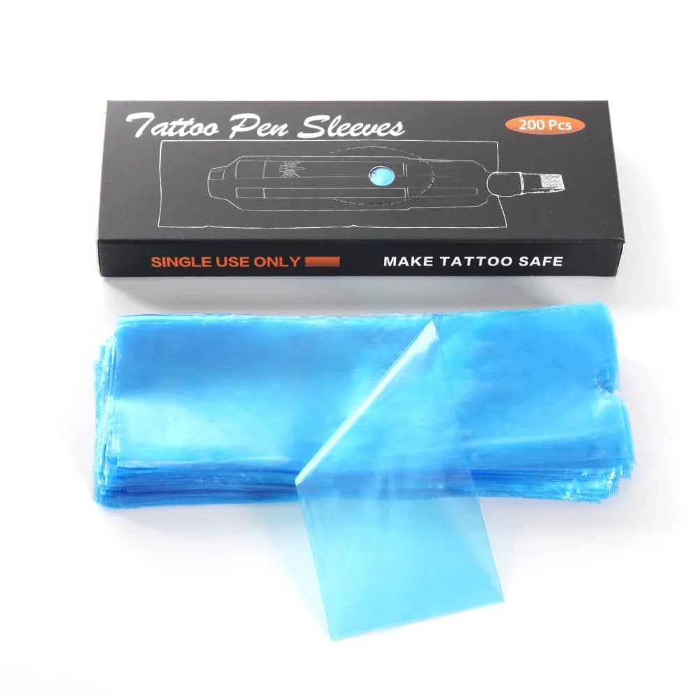 Dragon Art Disposable Tattoo Pen Sleeve Covers – 200 Pack for Machine ...