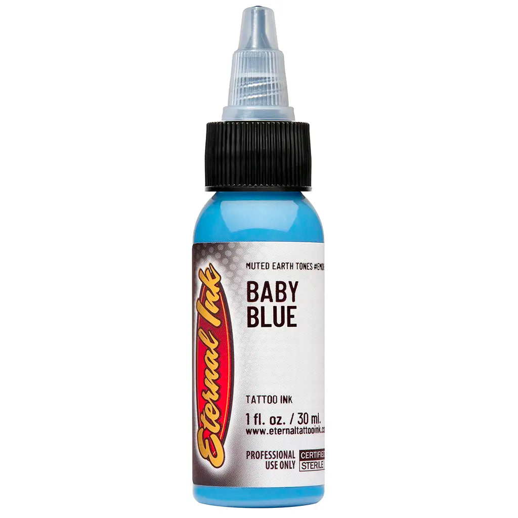 Baby Blue Eternal Ink – Pure Light Blue Tattoo Ink | 1oz & 2oz – SD ...