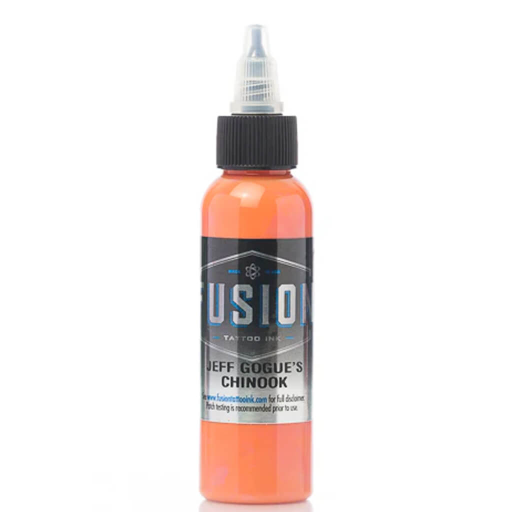 Fusion Ink Jeff Gogue's Chinook – Creamy Orange Tattoo Ink 1oz – SD ...