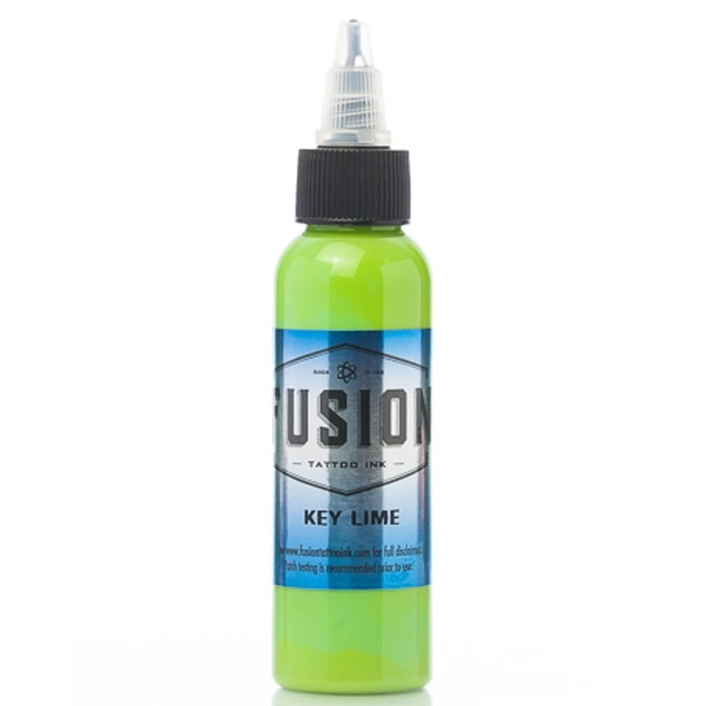 Fusion Ink Key Lime – Light Green Tattoo Pigment for Blending ...