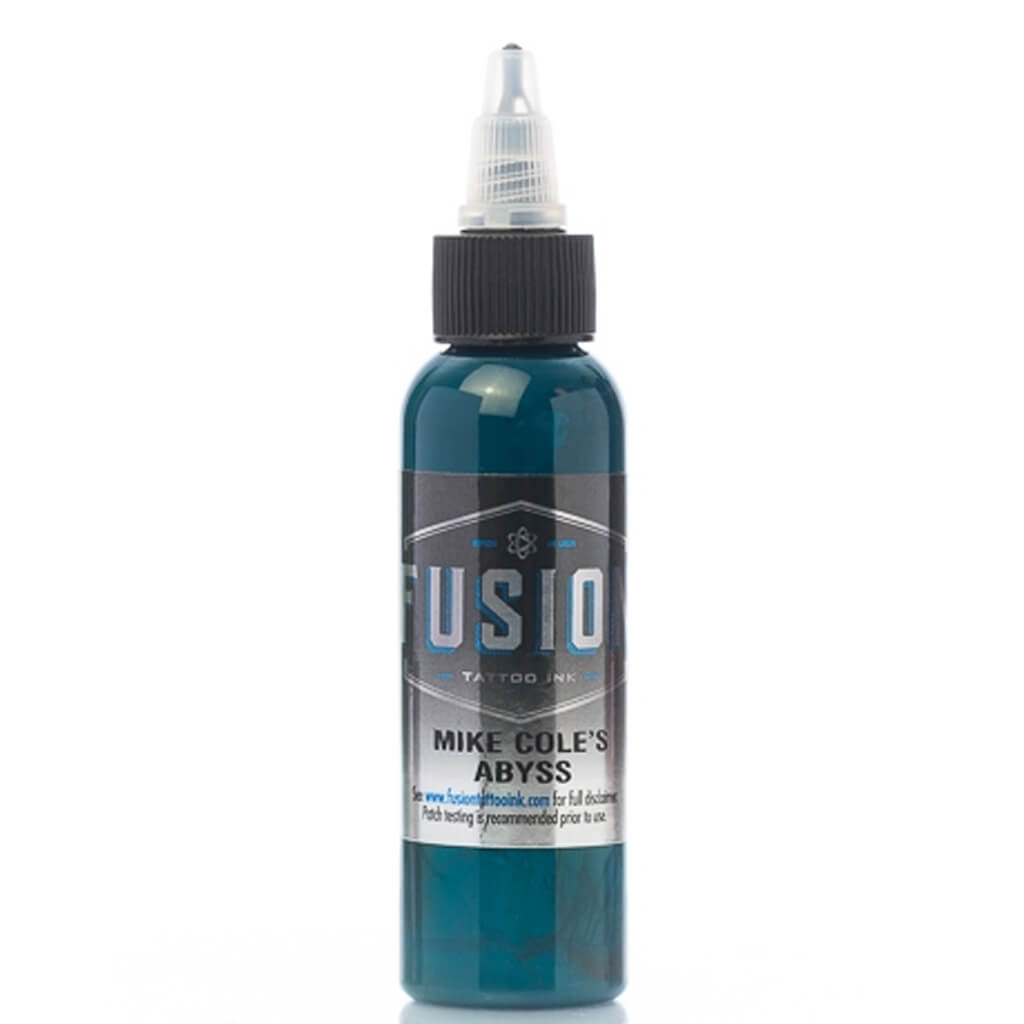 Fusion Ink – Mike Cole's Abyss Tattoo Ink | Deep Turquoise Base Tone ...