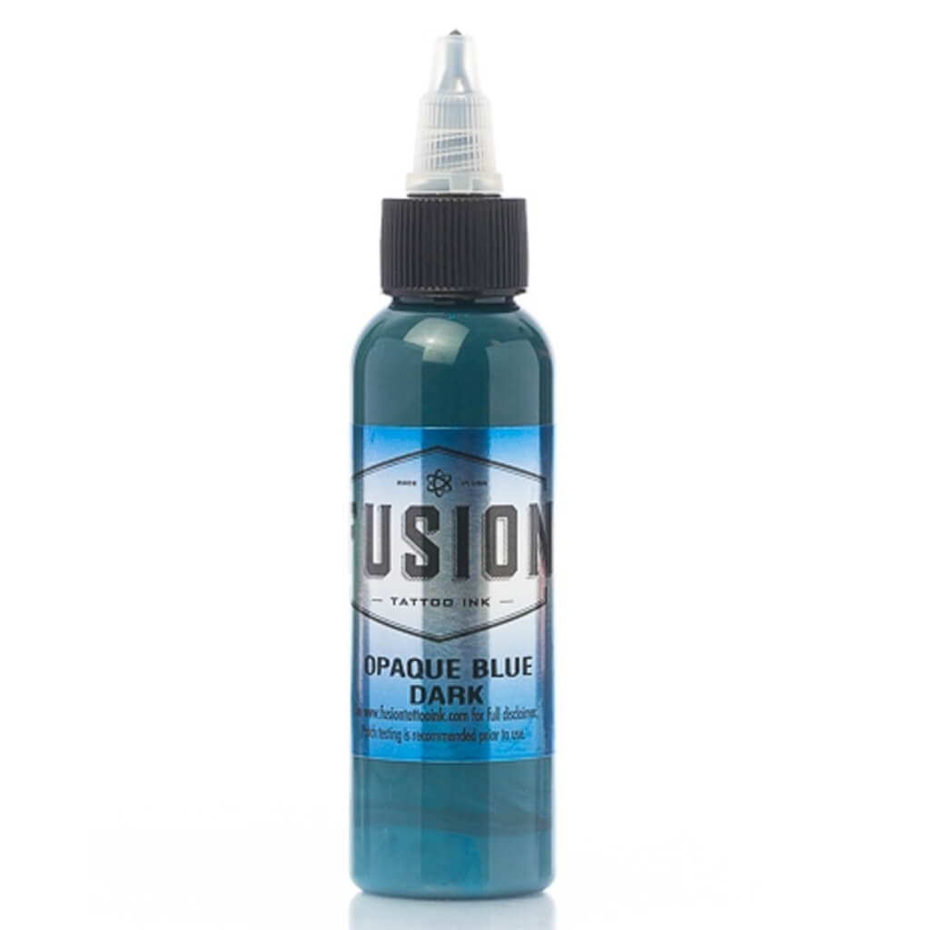 Fusion Opaque Blue Extra Dark Tattoo Ink – SD Tattoo Supply