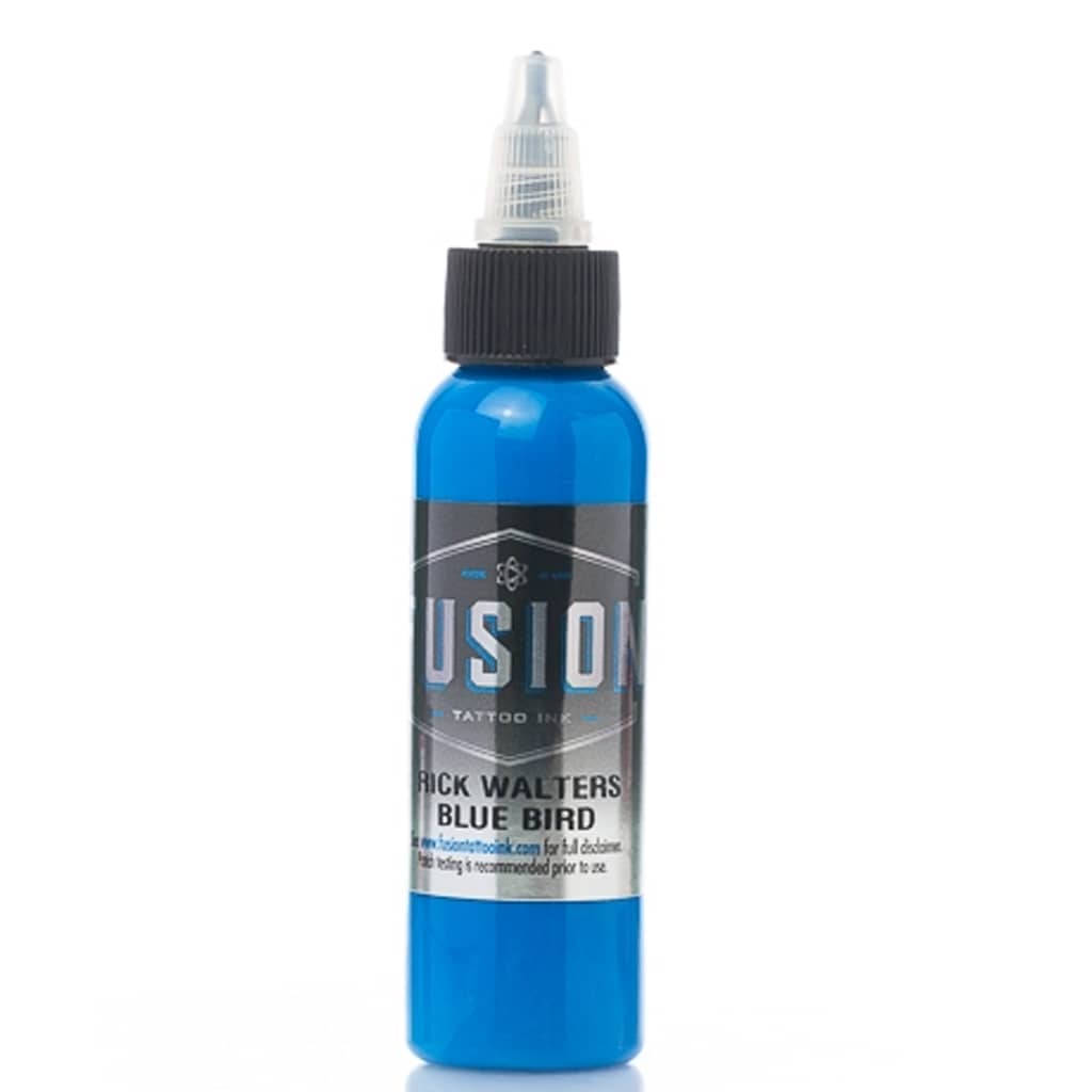 Fusion Ink Rick Walters Blue Bird – Vivid Blue Tattoo Ink 1oz – SD ...