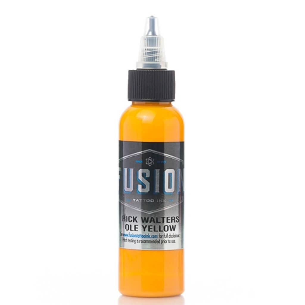 Fusion Ink – Rick Walters' Ole Yellow Tattoo Ink (1oz & 2oz) – SD ...