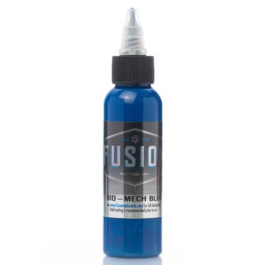 Fusion Ink Bio Mech Blue – Roman Abrego Signature Tattoo Ink 1oz & 2oz ...