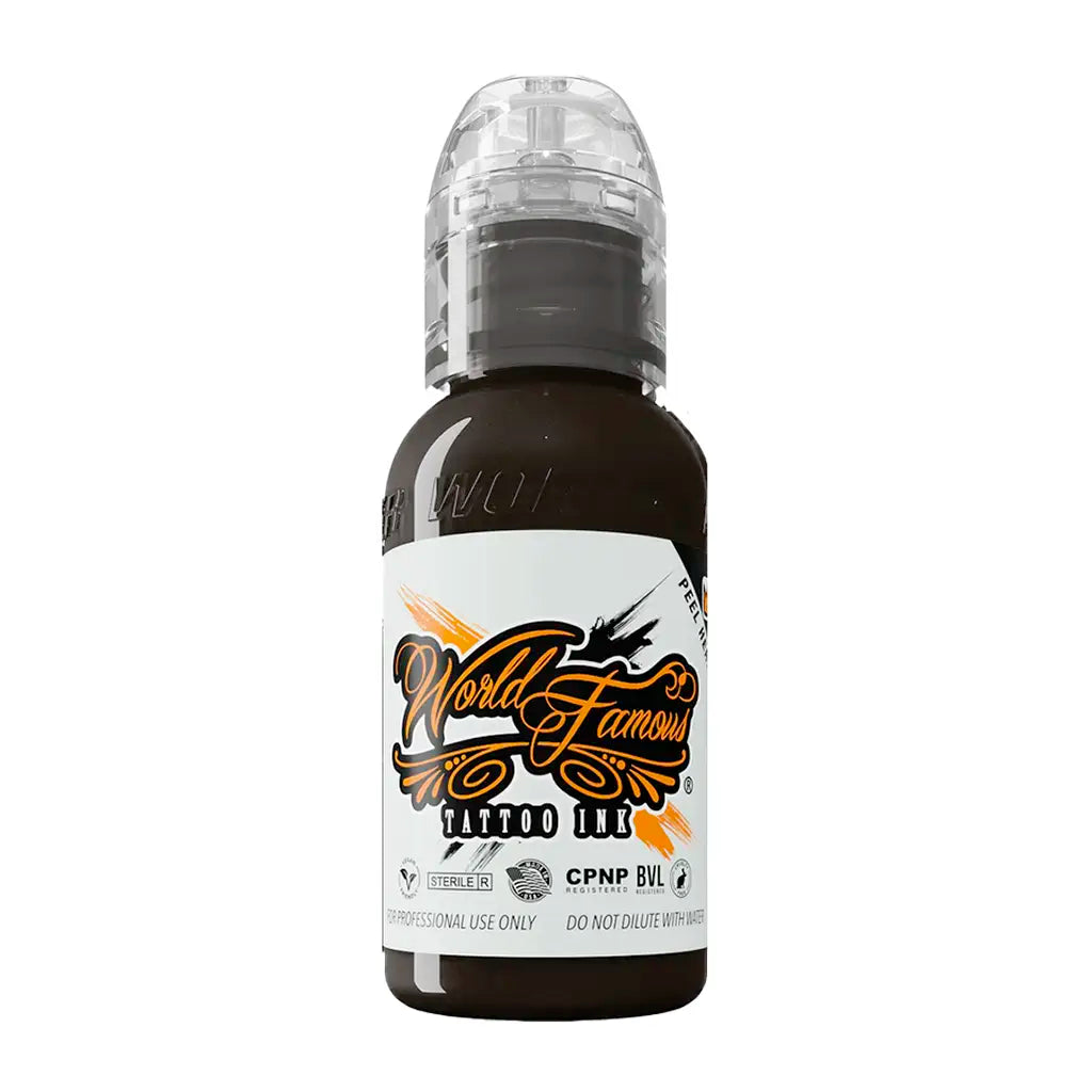 World Famous Badlands Brown Tattoo Ink 1 or 2 Ounce Bottles – SD Tattoo ...