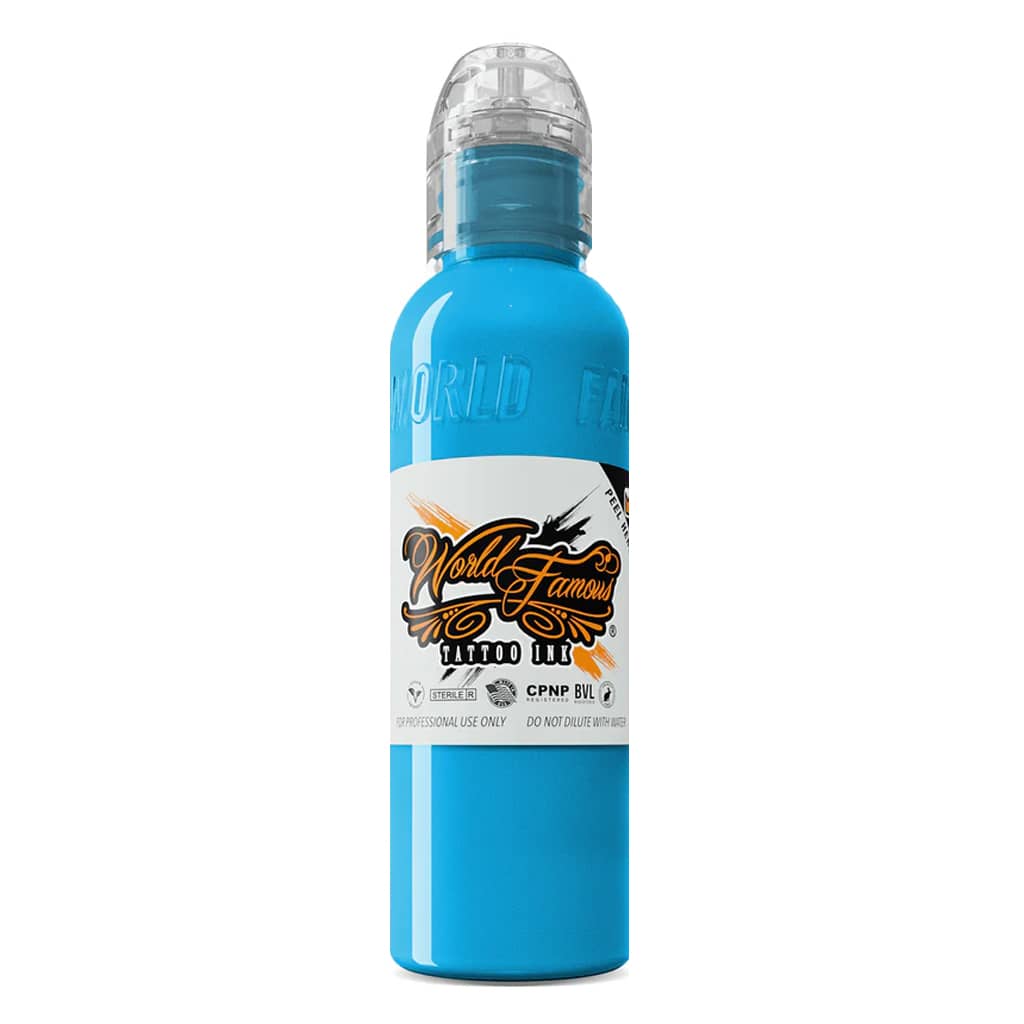 World Famous Rainbow Blue Tattoo Ink – Bright, Bold, Vegan-Safe Ink ...