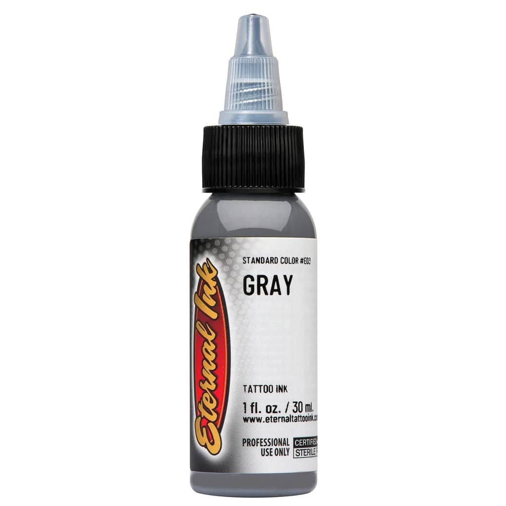 Eternal Gray Tattoo Ink – Midtone Gray for Pro Artists | 1 oz & 2 oz ...